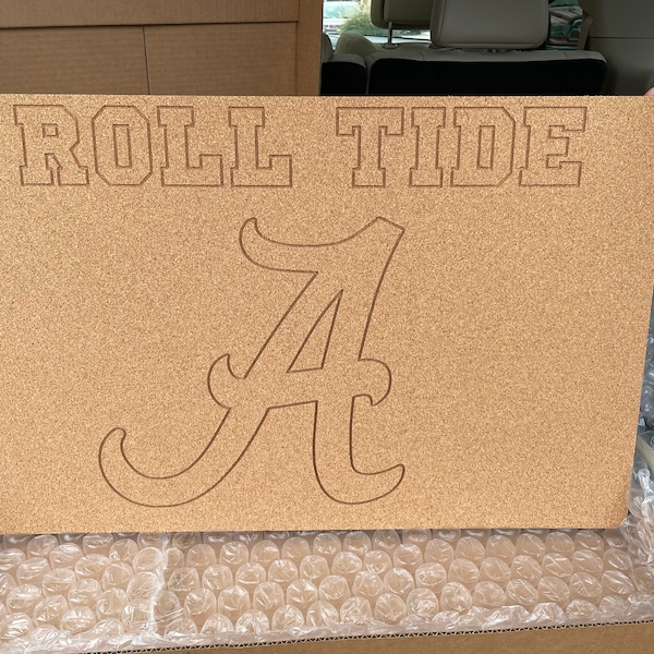 Personalized Cork Board With Engraved Name, Cork Board Letters ...