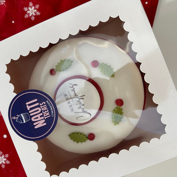 White Cake Boxes Cupcake Box Bento Cake Boxes With Window Lid for ...