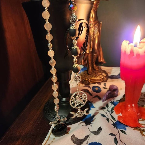 Luna Moth Pendulum Divination Tool, Opalite Crystal Pendulum, Scrying ...