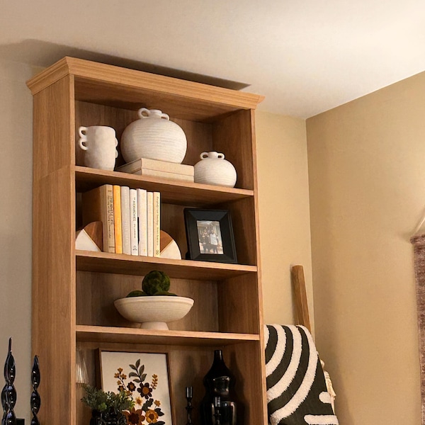 Billy Bookshelf Crown Molding Kit | Modular Pack for Any Width ...