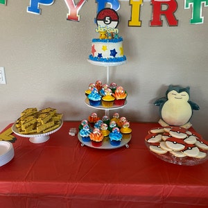 PERSONALIZED Pokemon Pokeball Inspired Name and Number Die Cut/party ...