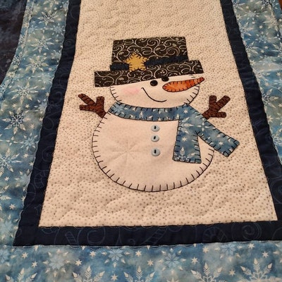 Winter Trees Table Runner Pattern PDF - Etsy