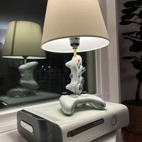 Original Japanese Nintendo Famicom Console and Controllers Desk Lamp ...