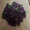 African Violet Corsage// DST African Violet Flower Pin//purple Felt ...