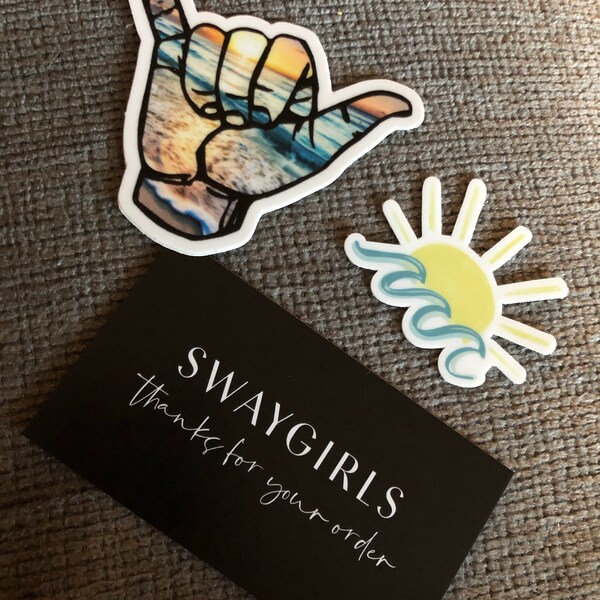 Hang Loose Sticker | Shaka Decal | Hawaii Stickers | Surf Decal - Etsy