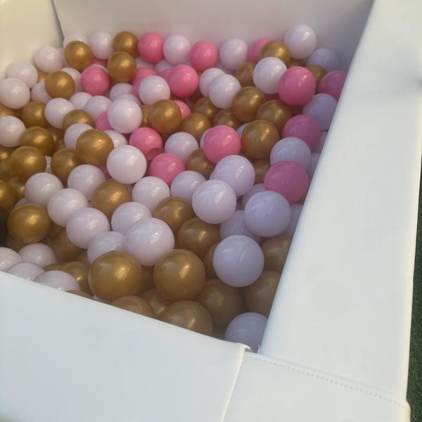 Soft Play Ball Pit, Large White Ball Pit, Soft Play Equipment, Gift for ...
