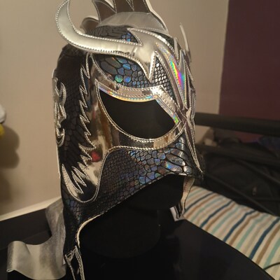 SPACEMAN RETRO Style Wrestling Mask Luchador Costume Wrestler Lucha ...