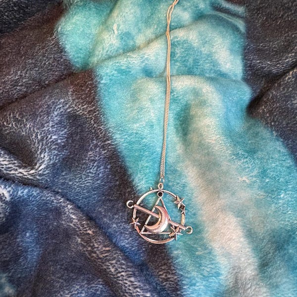 Goddess Lilith, Sigil of Lilith, Yule Tree Ornament, Witch Decor, Pagan ...