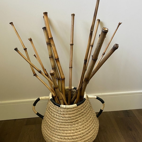12 Heat Treated Bamboo Sticks for Diy Crafts, Home Improvement or ...