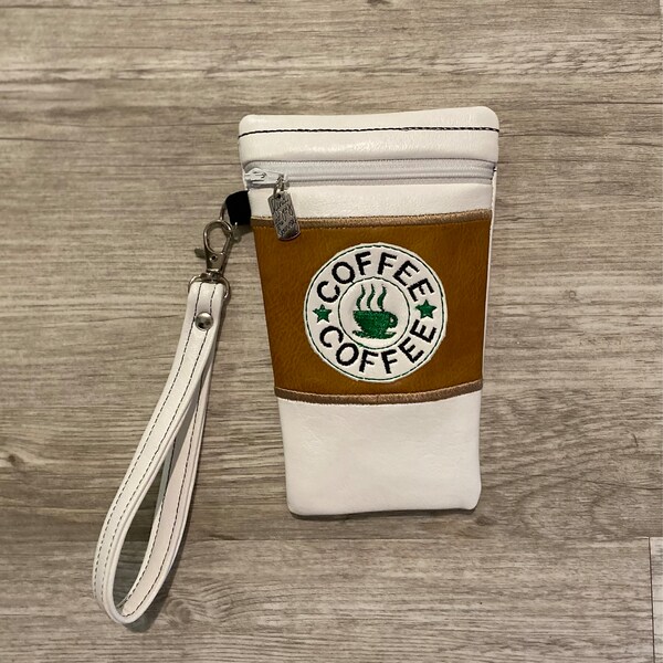 Coffee Cup Zippered Bag! 5x7" **xxx Vip Pes Jef Hus Exp Dst Formats ...