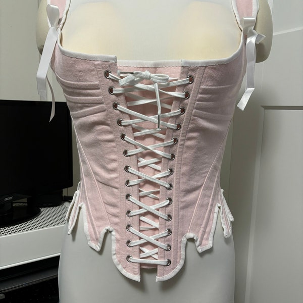1780s Front-lacing Stays Sewing Pattern: Bust 30-56 (PDF) - Etsy