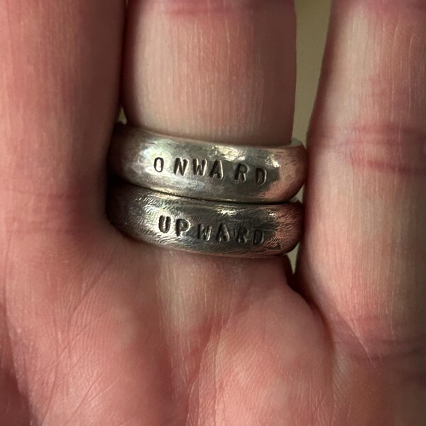 Big Carly Ring Hand Forged, Sterling Silver MADE TO ORDER, Size 6 13 - Etsy