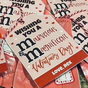 Printable/EDITABLE You are Marvelous and Magnificent M&M Gift | Etsy