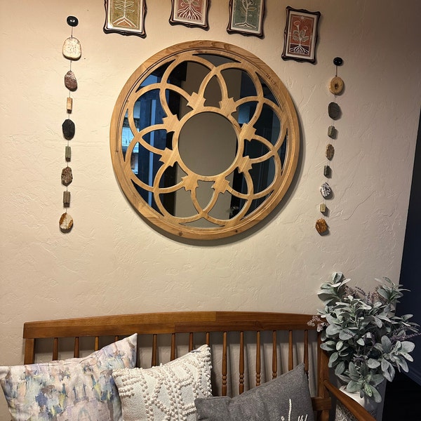 Earthy Wild Flower Poster Wildflower Artwork Moon Phases Illustration ...