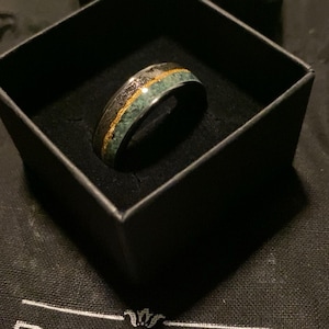 Preseli Bluestone Ring, Earth Stone Ring, Healing Crystal Ring, Healing ...