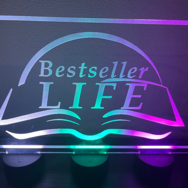 Custom Laser Engraved LED Sign: Light up Display - Etsy