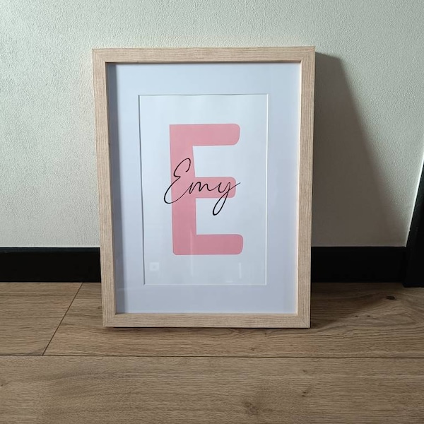Custom Initial Print| Printable Name Sign| Personalized Name Print ...