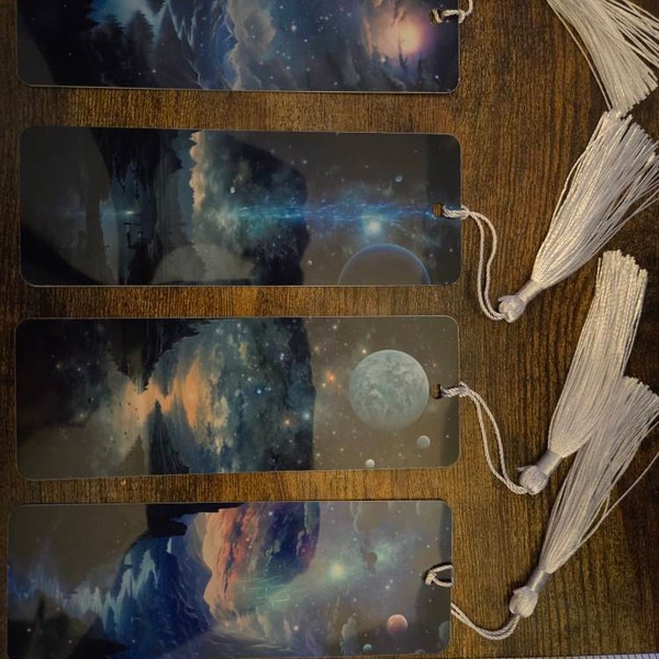 Moonlight Magic Castle Bookmarks- Handmade and Unique, Fantasy ...