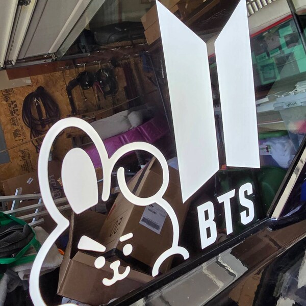 BT21 Cooky Car/window Decal - Etsy