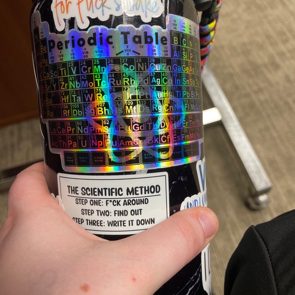 Holographic Periodic Table of the Elements Sticker - Etsy