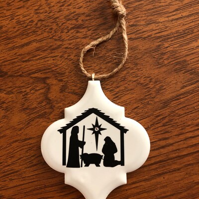 Nativity Svg Manger Svg Manger Scene Svg Nativity Laser Cut File Stable ...