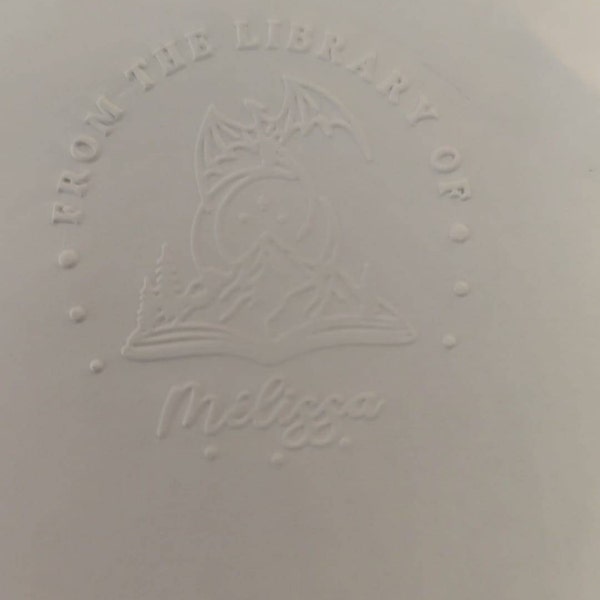 Custom Book Embosser, Wedding Embosser, Custom Embosser, Initials ...