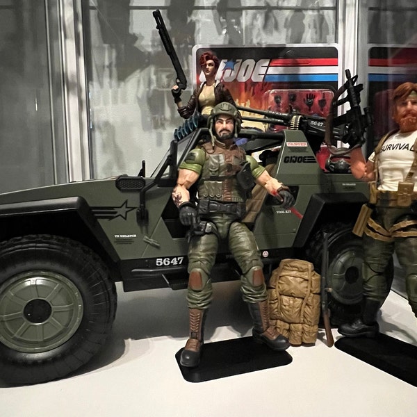 GI Joe Classified Figure Stands Custom Black - (LOT of 20) - Etsy