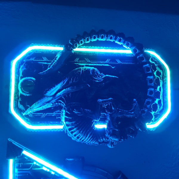 XENOMORPH WALL ART | Giger | Monster Eye | Alien Sculture | Alien Bust ...