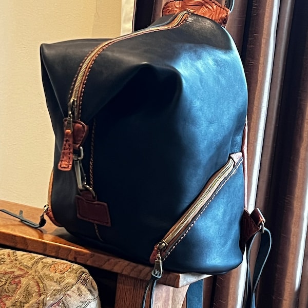 Leather Backpack Template -,designer Bag Model-leather Backpack Model ...