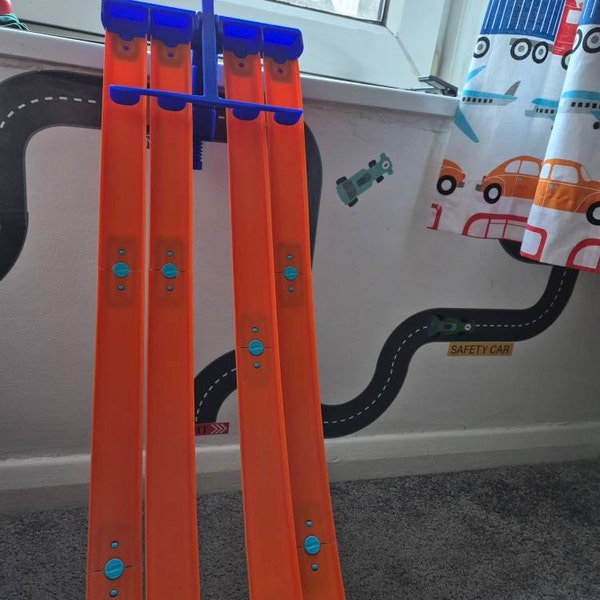 Toy Car Track Wall Mount Kit - 1 Lane Track Wall Mounts or 2 Lane Track ...