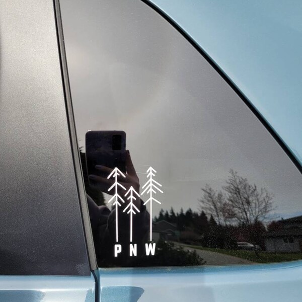 PNW Vinyl Decal - Pacific Northwest - Pine Tree - Car - Laptop ...
