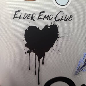 Holographic Elder Emo Sticker Emo Sticker Elder Emo Stickers Goth ...