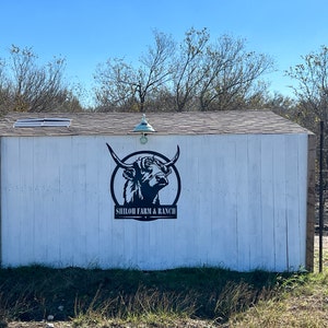 Welcome Cowboy Sign Metal Porch Sign Metal Gate Sign Farm Entrance Sign ...