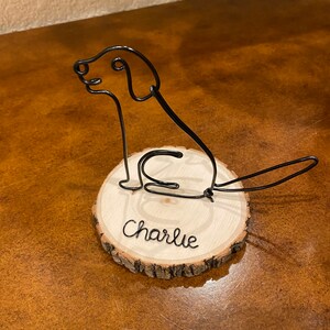 Wire Sculpture of Labrador Retriever, Golden Retriever, Personalize ...