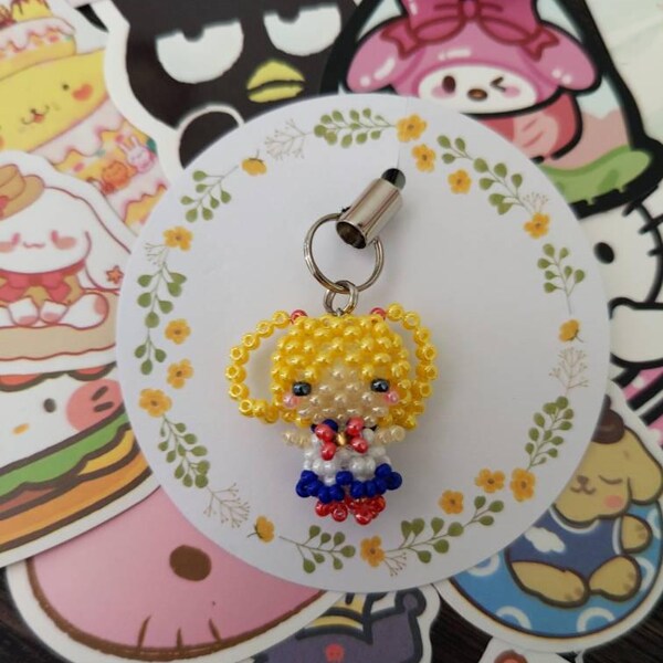 Ponyo Beaded Charm - Etsy