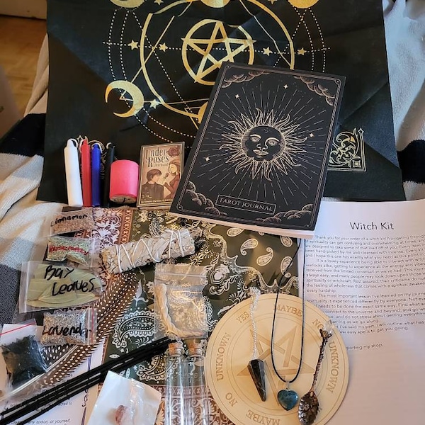 Witch Starter Kit With Guide, Spiritual Starter Box, for Newbies or ...