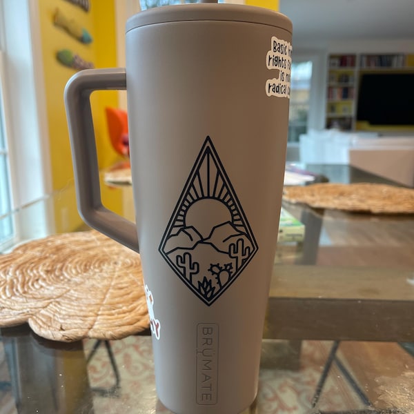 Love Your Mother Vinyl Decal | Earth Decal | Water Bottle Decal | Car ...