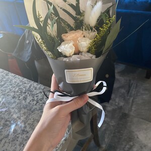 Flower Candle Box, Gift Box, Flower Box, Preserved Flower, Valentines ...