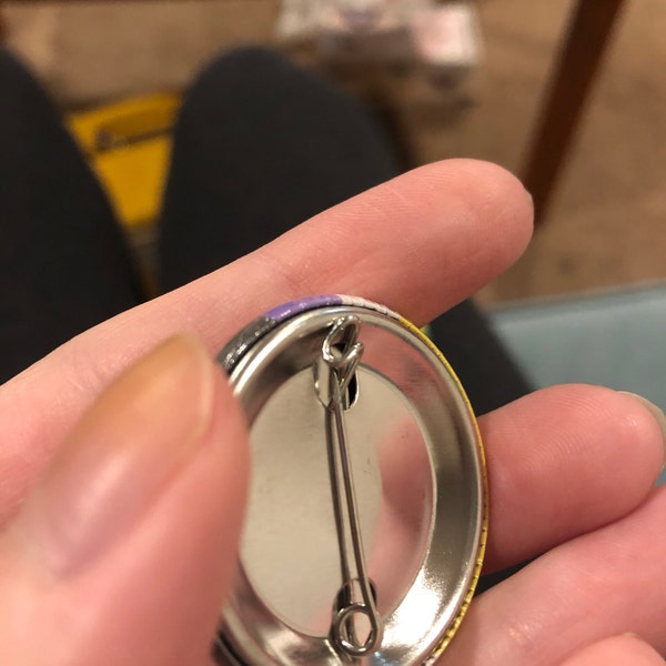 Gender Nonbinary Pride Flag Pin Badge Pinback Button ~ 1" Pin 1.5" Pin ...