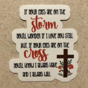 Christian Pro Life Sticker, Baby Sticker for Laptop, Notebook, Journal ...