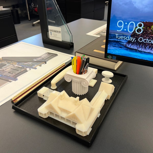 Ionic Column Pen Holder- 3d Printed Classic Architecture Gift - Etsy