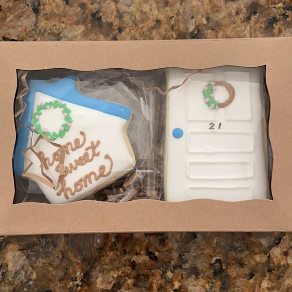 Housewarming Cookie Gift Box, New Home Cookie Gift Box, Realtor Cookie ...