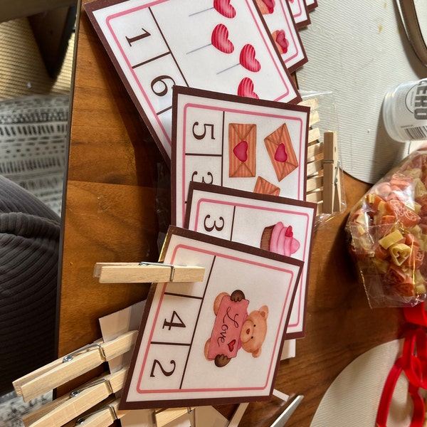 Earth Day Count and Clip Cards, Montesorri Counting 1-10, Homeschool ...