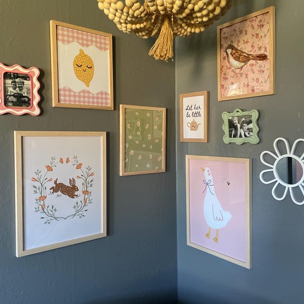 Cottagecore Goose Print Vintage Goose Wall Art Digital Download ...