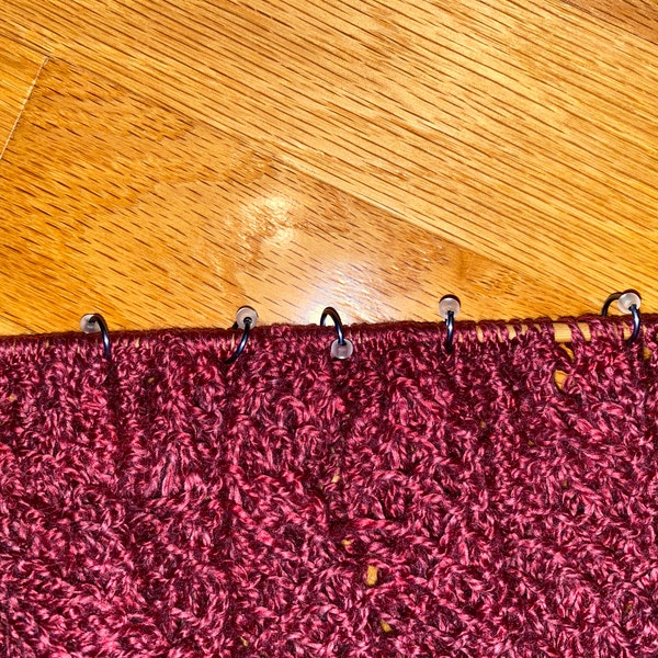 Ringlets Stitch Markers "red Queen" / Ring Stitch Markers for Knitting ...