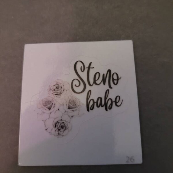 Madam Court Reporter Steno Keyboard Art, Watercolor Digital Art Canvas ...