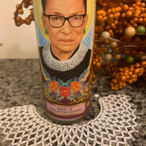 RBG Candle Warren Mueller Abrams Obama Pelosi Notorious RBG AOC Biden ...