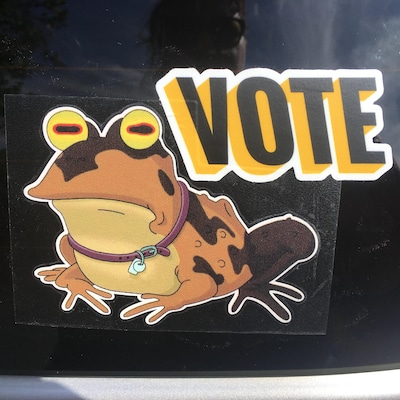 Your Vote is Your Voice Clear Sticker Decal 3x3in - Etsy