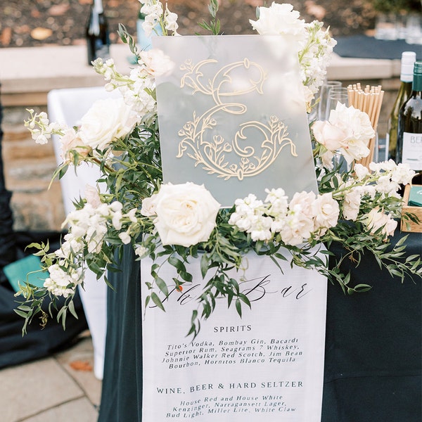 Frosted Acrylic Blanks || DIY Wedding Sign Calligraphy Blank Stock ...