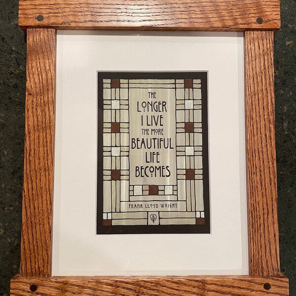 Craftsman Arts and Crafts Mission Picture Frames Multiple Size Options ...